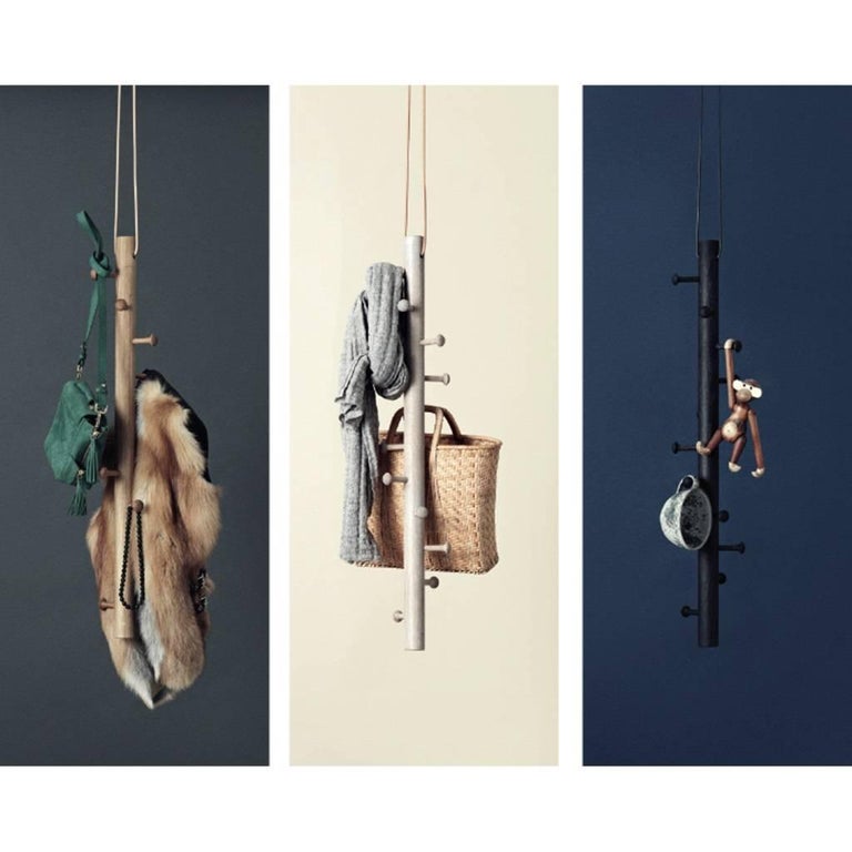 Copenhanger Floating Coat Hanger Oiled Oak For Sale at 1stDibs