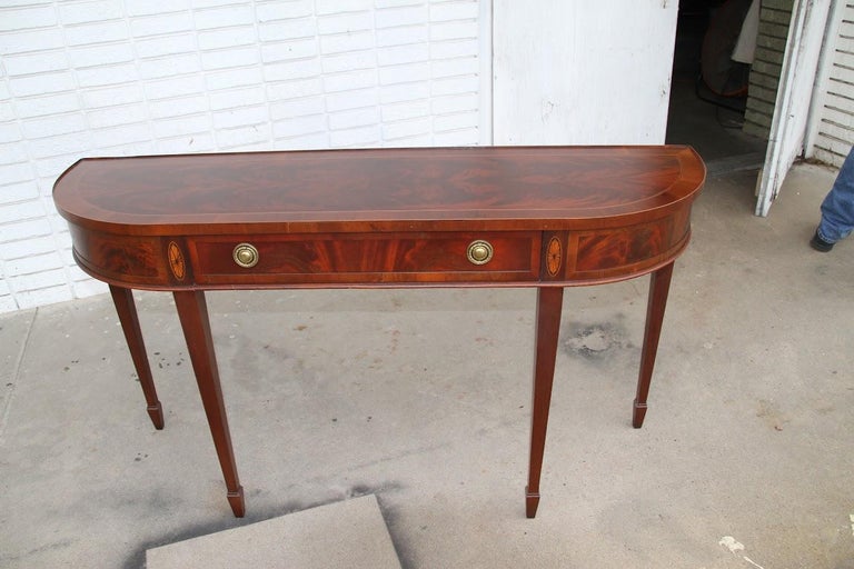 Copley Place Demilune Console Table by Hekman Furniture For Sale at 1stDibs