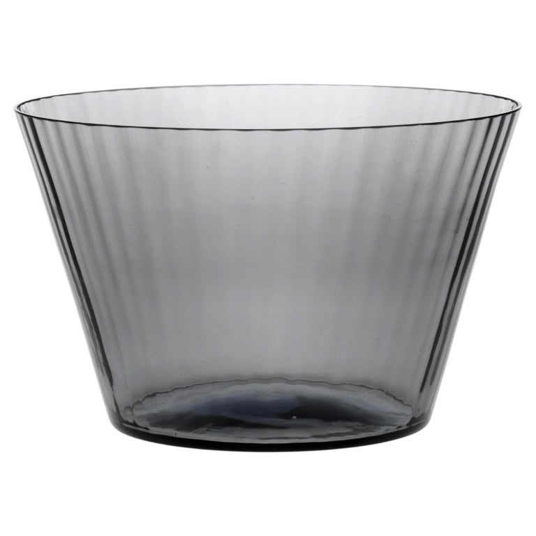 Coppa, Bowl Handcrafted Muranese Glass, Lead Twisted MUN by VG For Sale ...