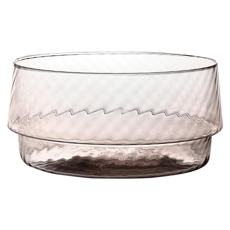Coppa, Bowl Handcrafted Muranese Glass, Cameo Twisted MUN by VG For ...