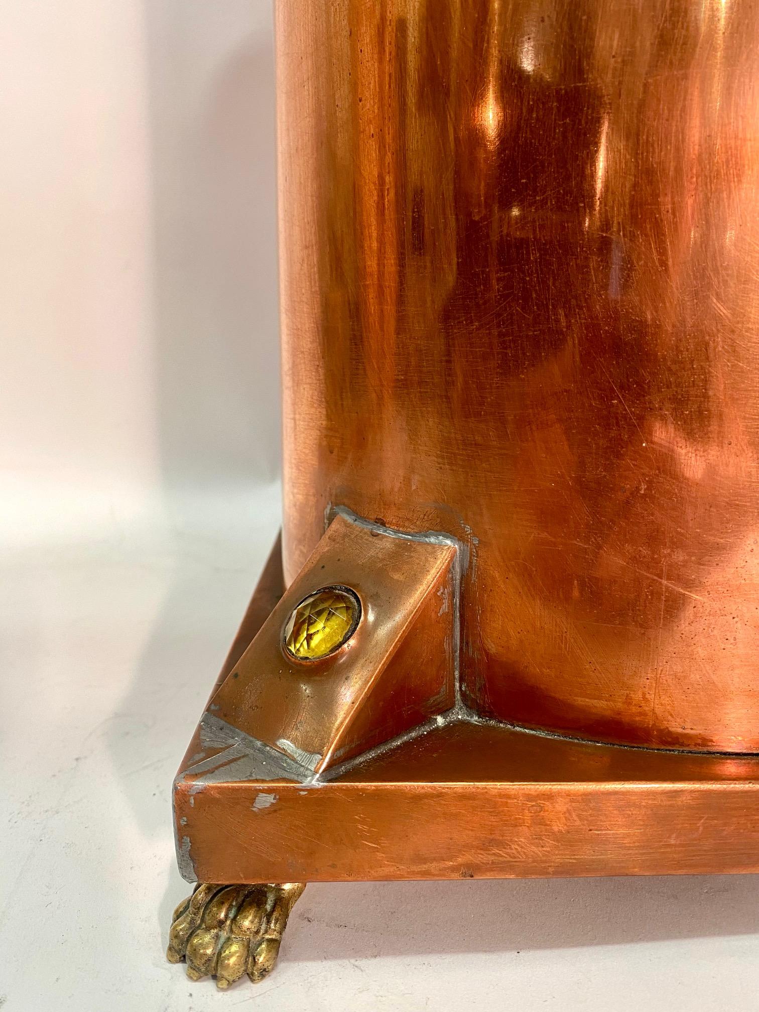 Copper Arts and Crafts Umbrella Stand at 1stDibs