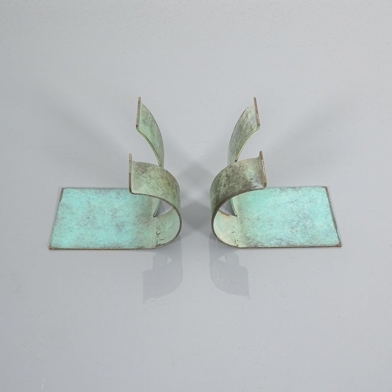 Copper Bookends Midcentury, France For Sale at 1stDibs