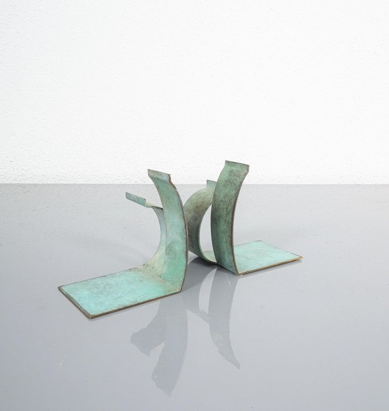 Copper Bookends Midcentury, France For Sale at 1stDibs