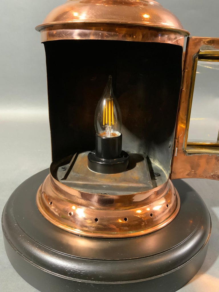 Copper and Brass Light For Sale at 1stDibs
