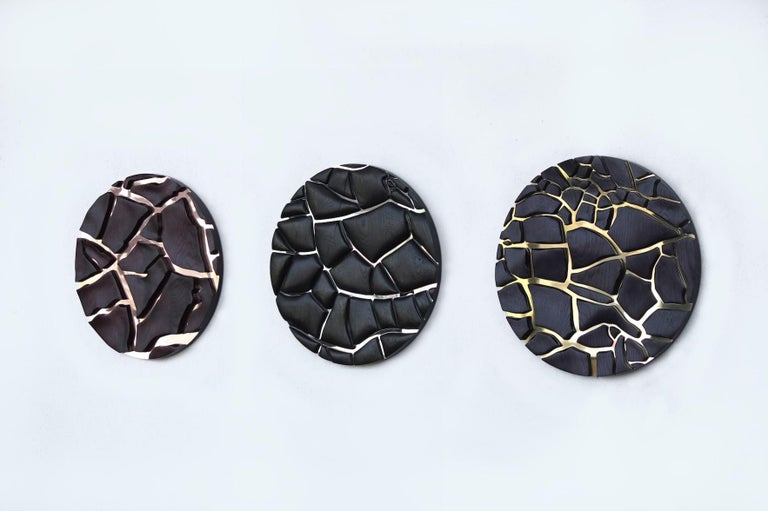 Copper Clay Disc S1 by Onno Adriaanse For Sale at 1stDibs