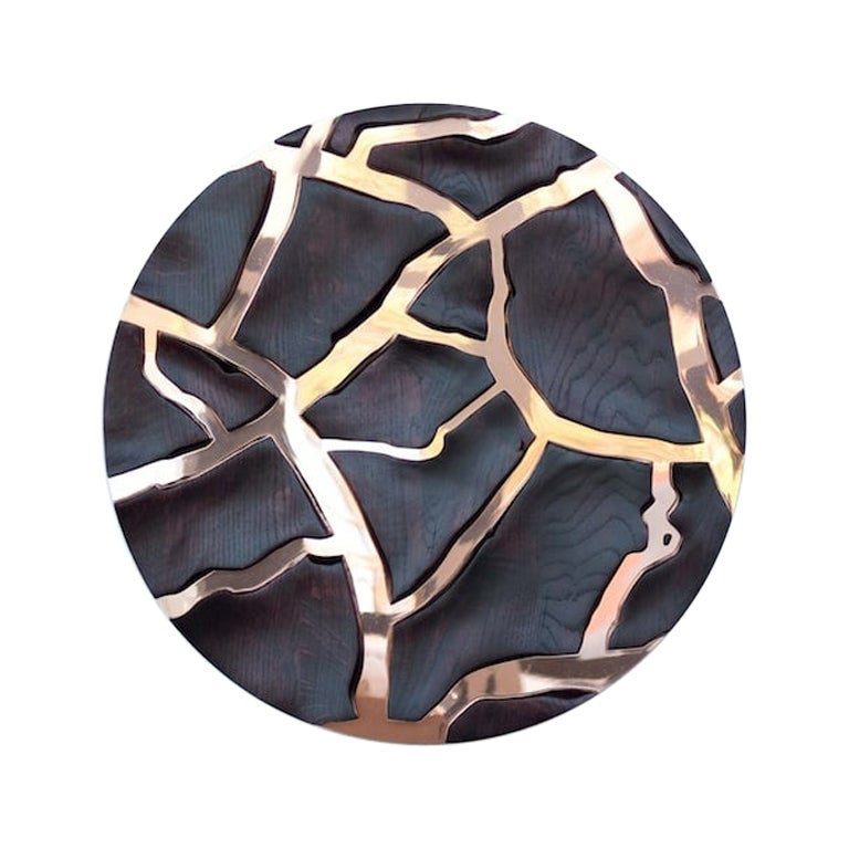 Copper Clay Disc S1 by Onno Adriaanse For Sale at 1stDibs