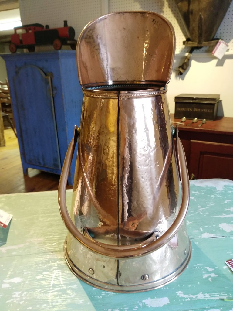 Copper Coal Hod at 1stDibs