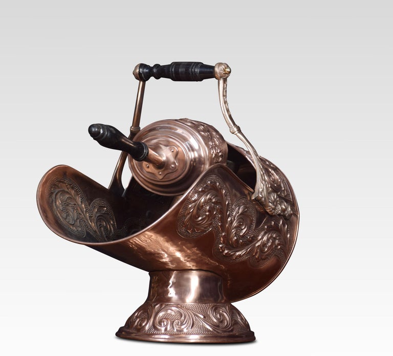 Copper Coal Scuttle For Sale at 1stDibs