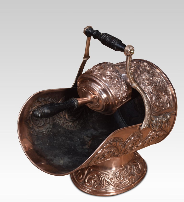 Copper Coal Scuttle For Sale at 1stDibs