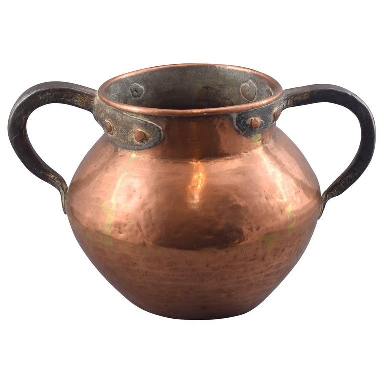 Copper Container with Two Handles, 18th Century For Sale at 1stDibs