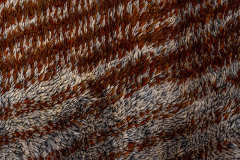 Copper and Lavender Modern Moroccan Carpet, Angled Design For Sale at ...