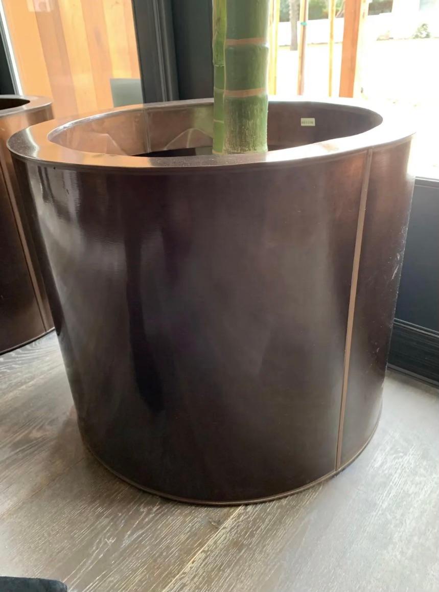 Copper Palm Tree Planter For Sale at 1stDibs