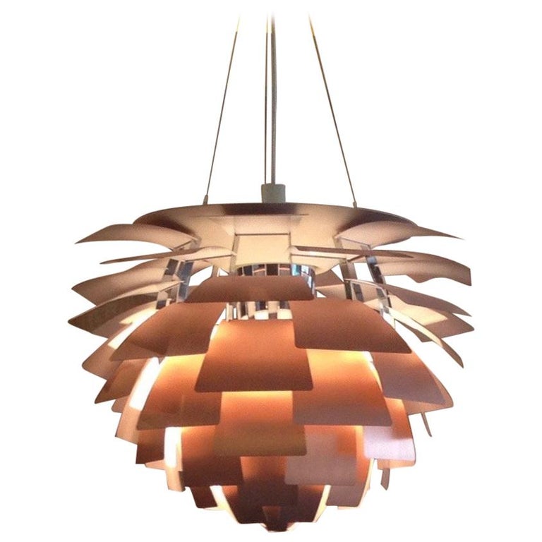 Copper PH Artichoke Lamp by Poul Henningsen, Louis Poulsen, Denmark at ...