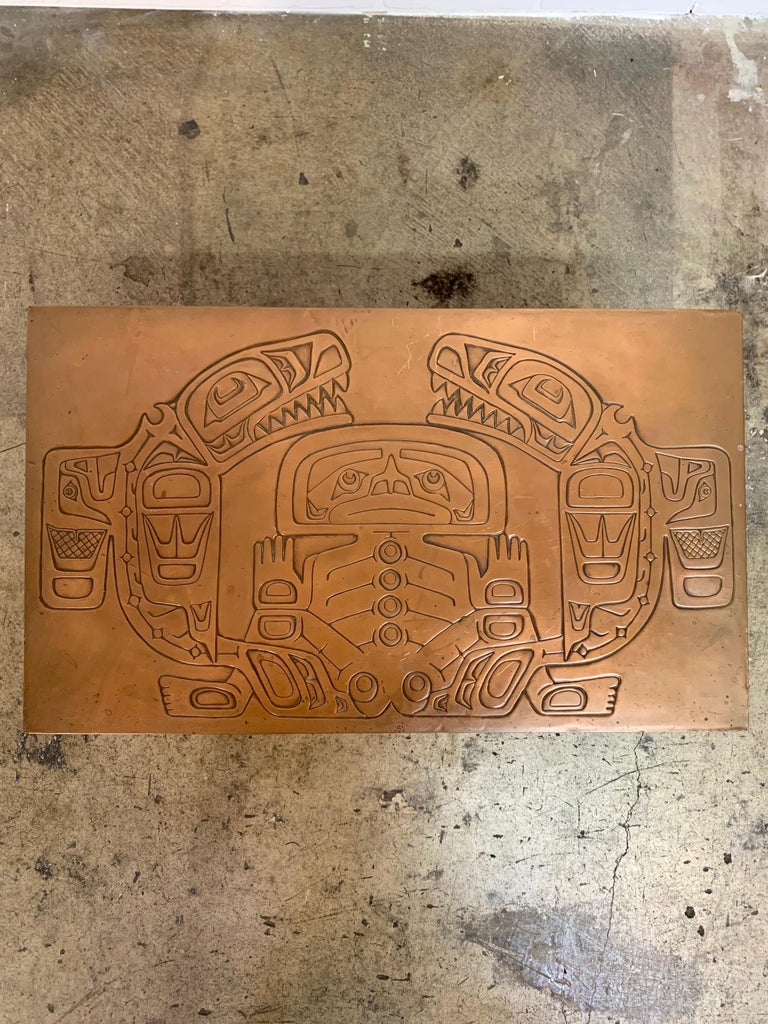 Copper Whale Chest by Northwest Coast "Haida" Tribe For Sale at 1stDibs