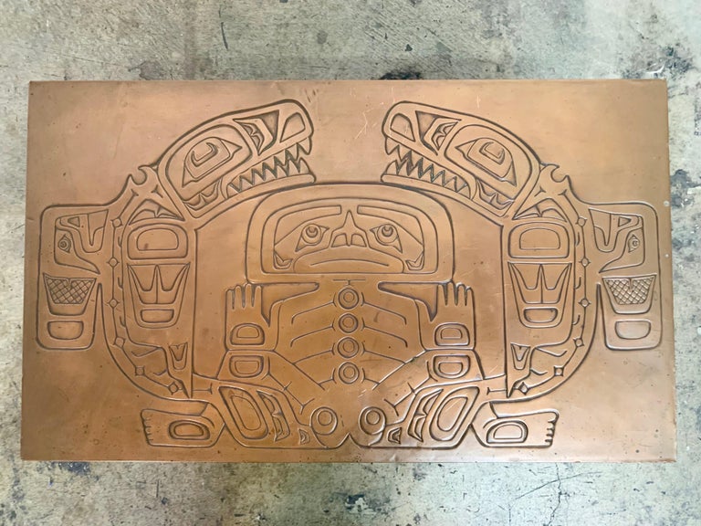 Copper Whale Chest by Northwest Coast "Haida" Tribe at 1stDibs