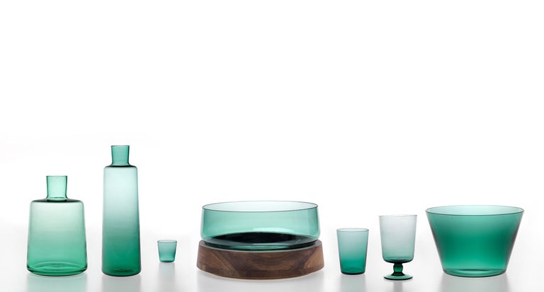 Coppetta, 6 Little Bowls Handcrafted Muranese Glass, Baltic Plissé MUN ...
