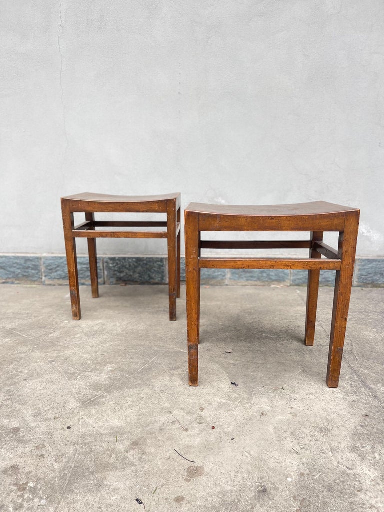 Coppia Di Sgabelli Deco', Sgabelli, Vintage, Design, Anni 40 For Sale ...