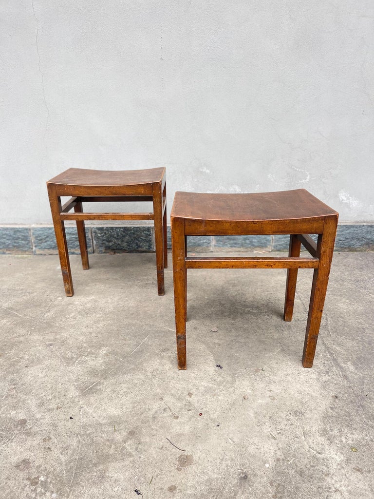 Coppia Di Sgabelli Deco', Sgabelli, Vintage, Design, Anni 40 For Sale ...