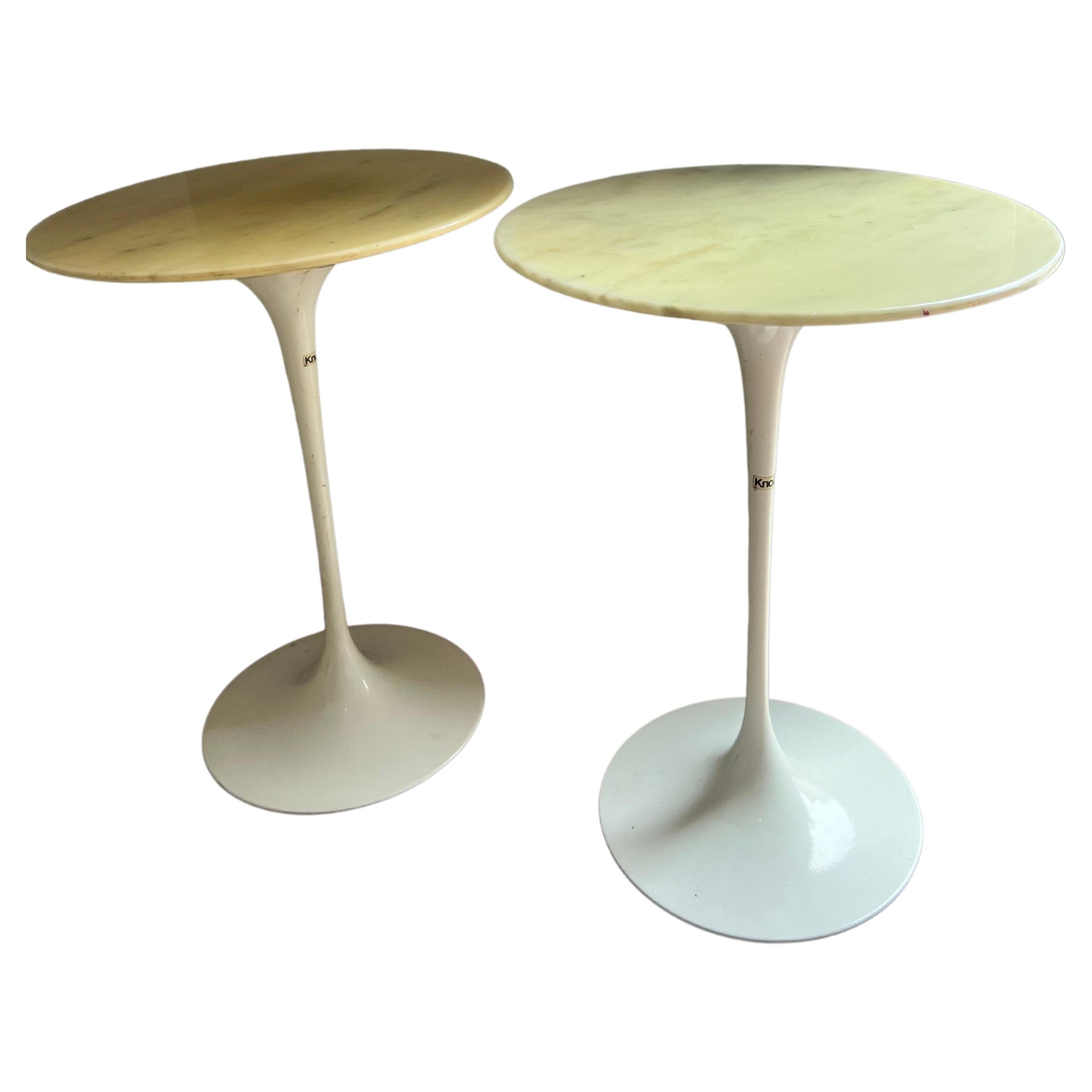 Pair of Side Tables Eero Saarinen for Knoll For Sale at 1stDibs
