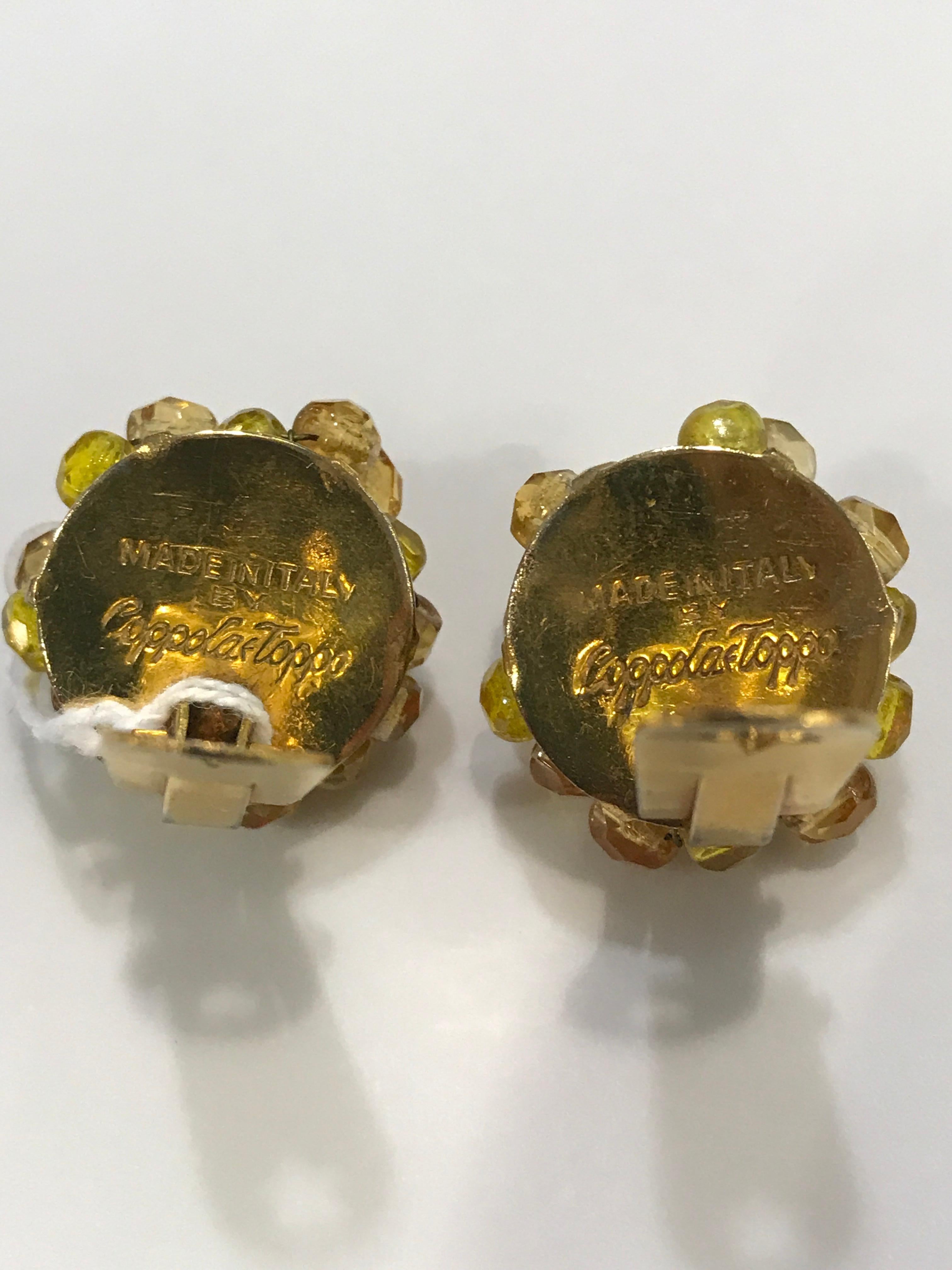 Coppola e Toppo Crystal Earrings For Sale at 1stDibs | coppola e toppo ...