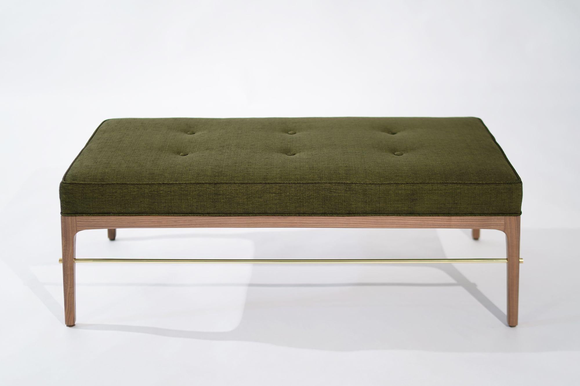 Linear Bench in Natural Walnut Series 48 by Stamford Modern For Sale at ...