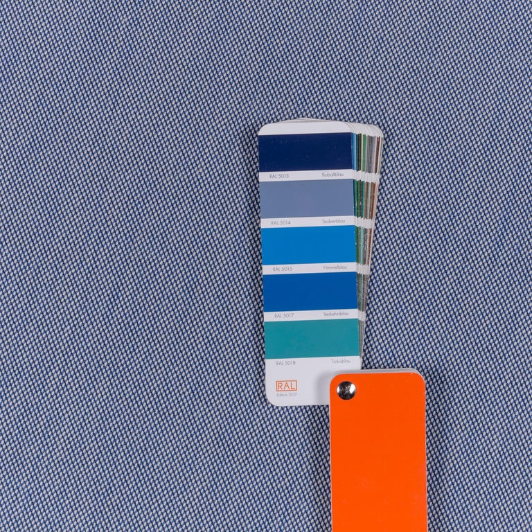 COR Drop Designer Fabric Stool Blue Pauline Deltour Stool For Sale at ...