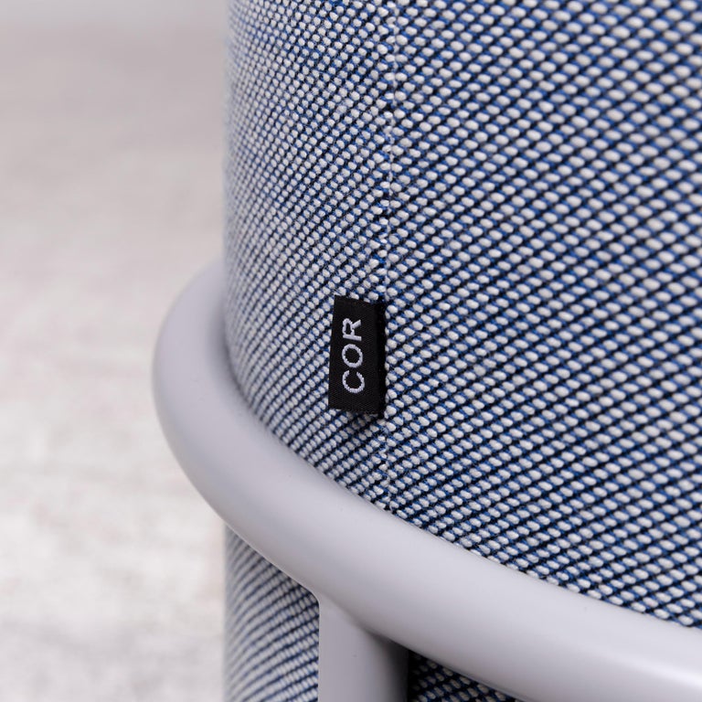 COR Drop Designer Fabric Stool Blue Pauline Deltour Stool For Sale at ...