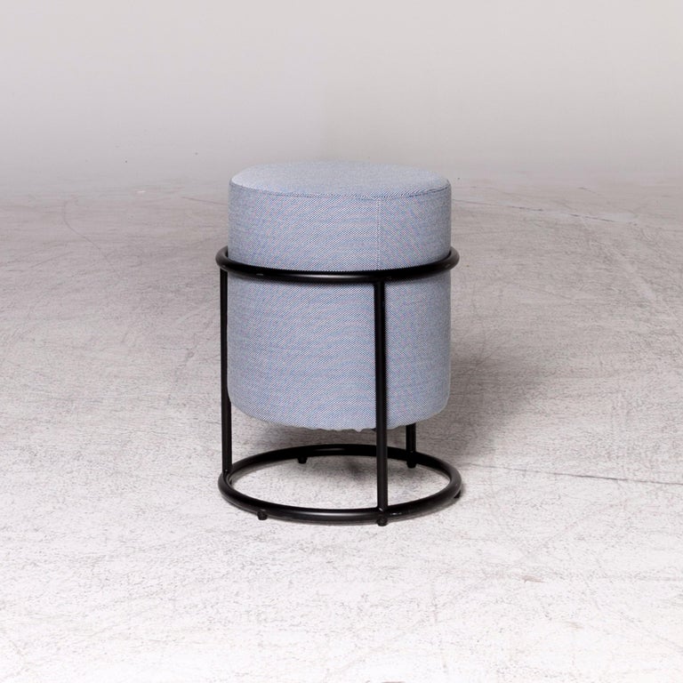 COR Drop Designer Fabric Stool Blue Pauline Deltour Stool For Sale at ...