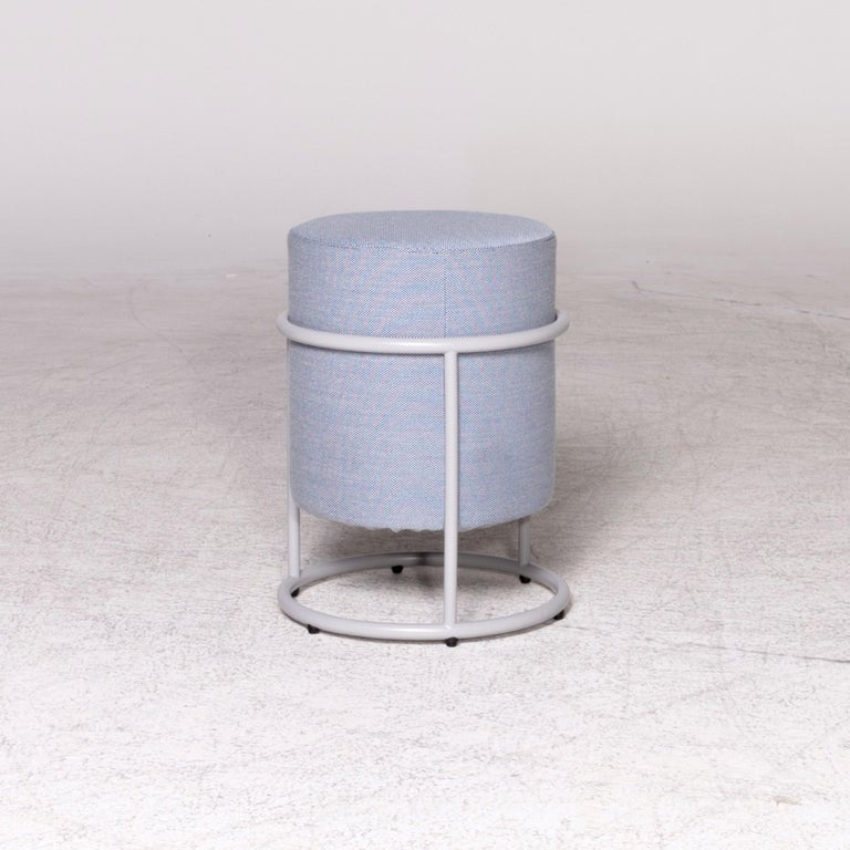 COR Drop Designer Fabric Stool Blue Pauline Deltour Stool For Sale at ...