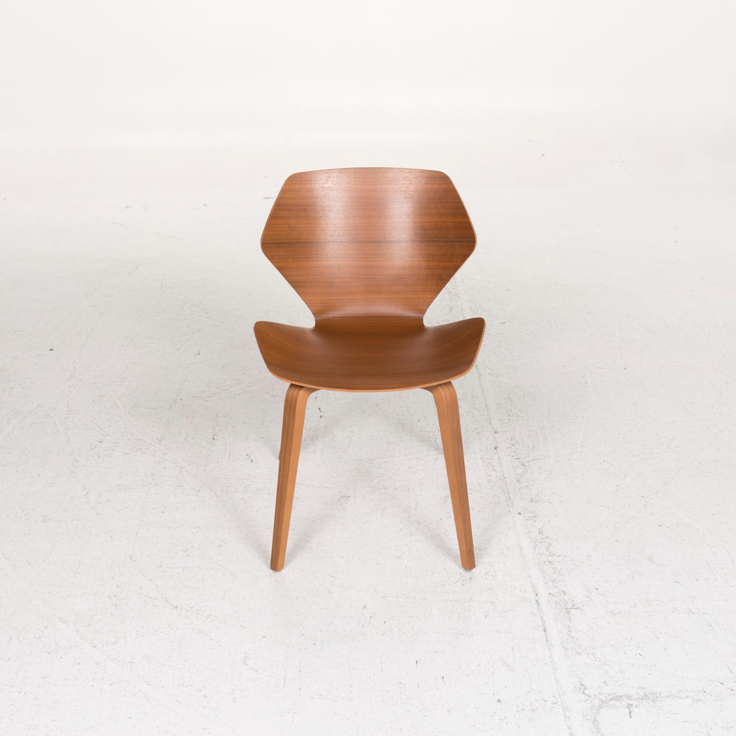 COR Shrimp Wood Chair Brown For Sale at 1stDibs