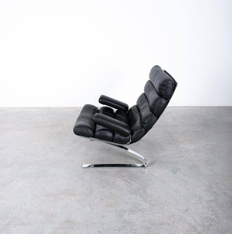 COR Sinus Leather Lounge Chair by Reinhold Adolf and Hans-Jürgen ...