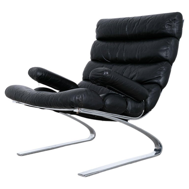 COR Sinus Leather Lounge Chair by Reinhold Adolf and Hans-Jürgen ...