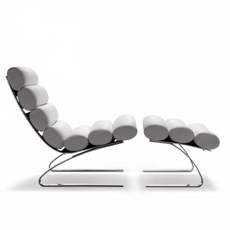 COR Sinus Lounge Chair with Ottoman with or Without Arms in Fabric or ...