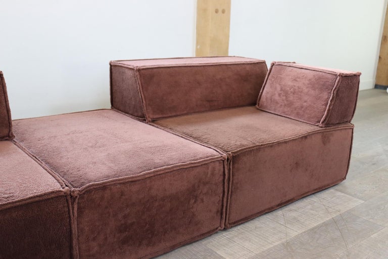 COR Trio Brown Modular Sofa by Team Form Ag, 1970s at 1stDibs