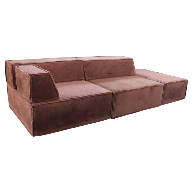 COR Trio Brown Modular Sofa by Team Form Ag, 1970s at 1stDibs