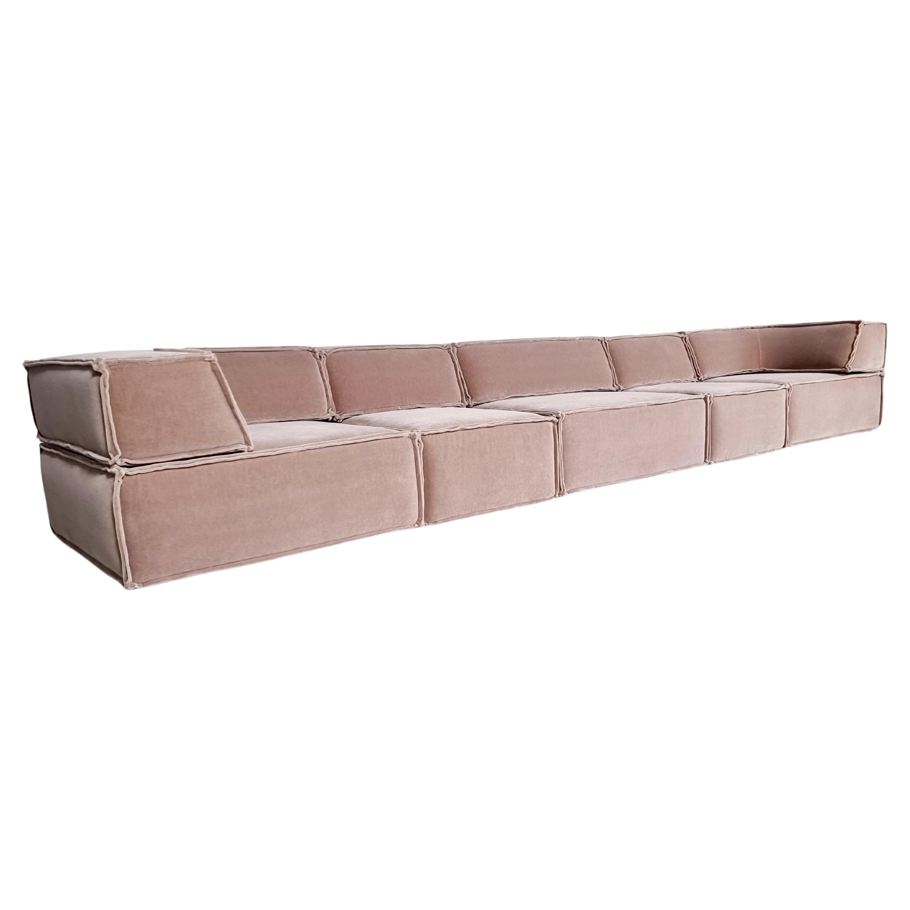 COR Modular Seating System Sofa Klaus Uredat for COR Germany 1974 black Daybed at 1stDibs ...