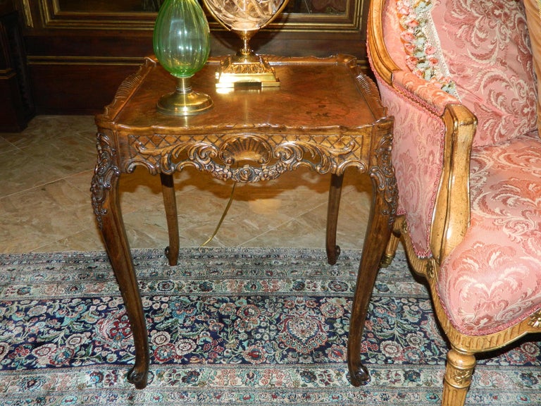 Coral/Beige Silk Damask Eight Reeded Leg Sofa, 20th Century at 1stDibs ...