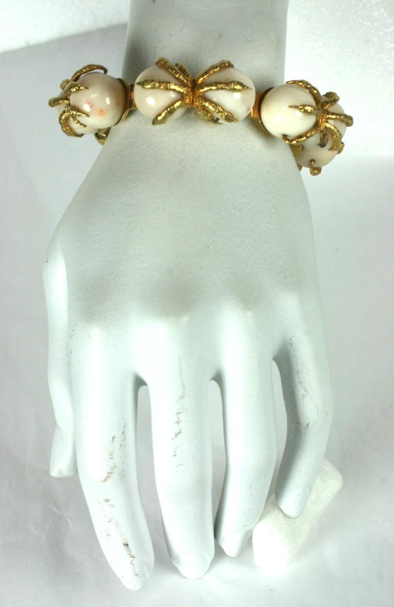 Coral Claw Bracelet For Sale at 1stDibs
