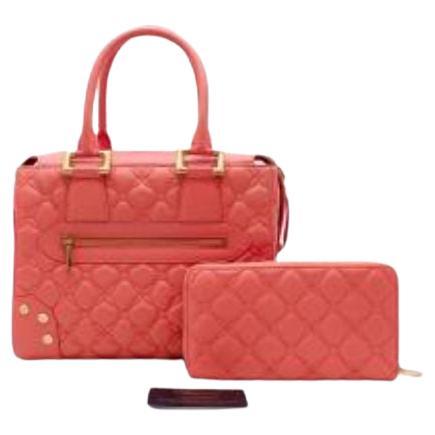 Chopard Beige Leather Caroline Happy Diamond Satchel at 1stDibs