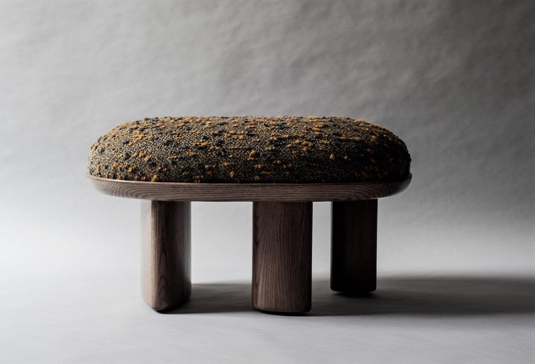 Corbu Bench 'Small' in Grey Oak by DeMuro Das For Sale at 1stDibs