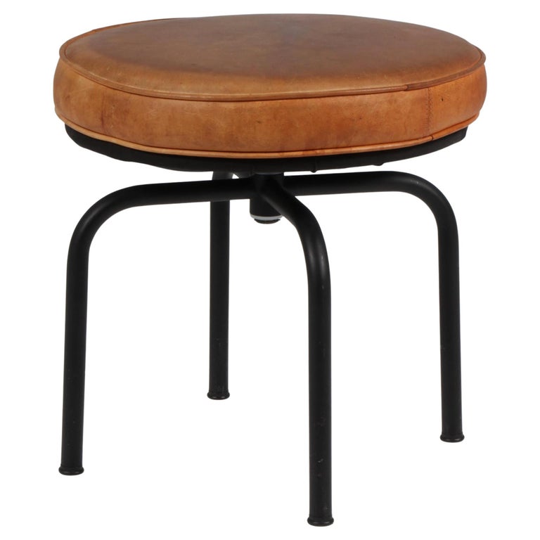 Corbusier LC8 Swivel Stool For Sale at 1stDibs