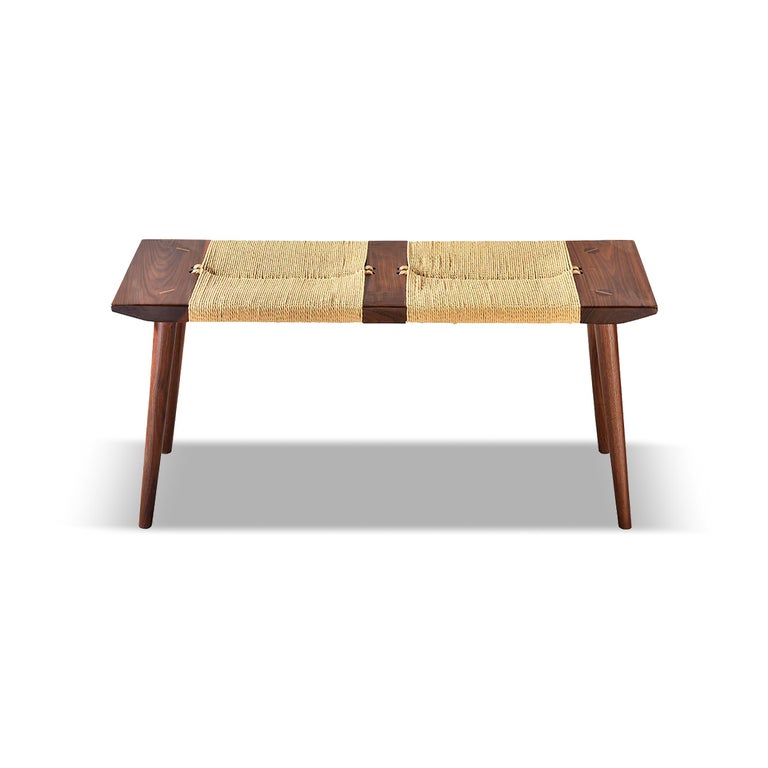 Corda Bench / Footstool 'Natural' by Newel Modern For Sale at 1stDibs