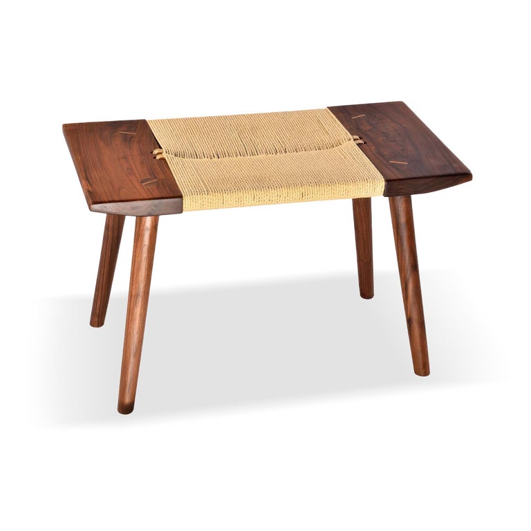 Corda Bench / Footstool 'Natural' by Newel Modern For Sale at 1stDibs