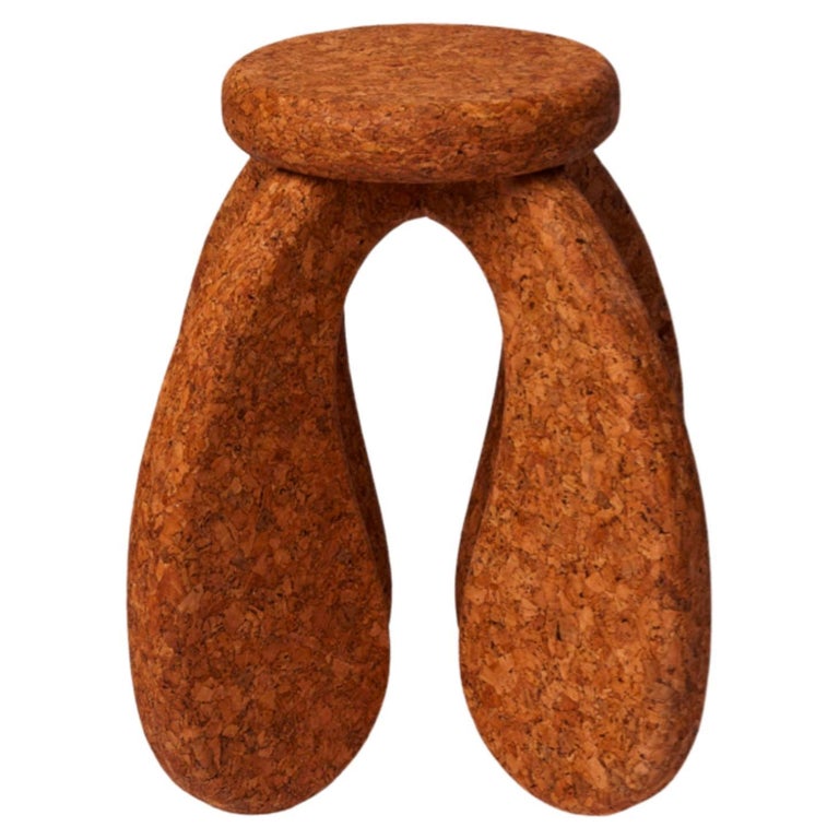Cork Plant Stand/Sculpture by Squares and Things For Sale at 1stDibs