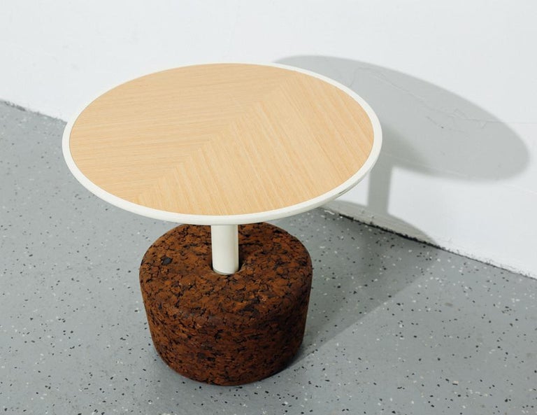 Cork Side Table by DAM at 1stDibs | cork side tables