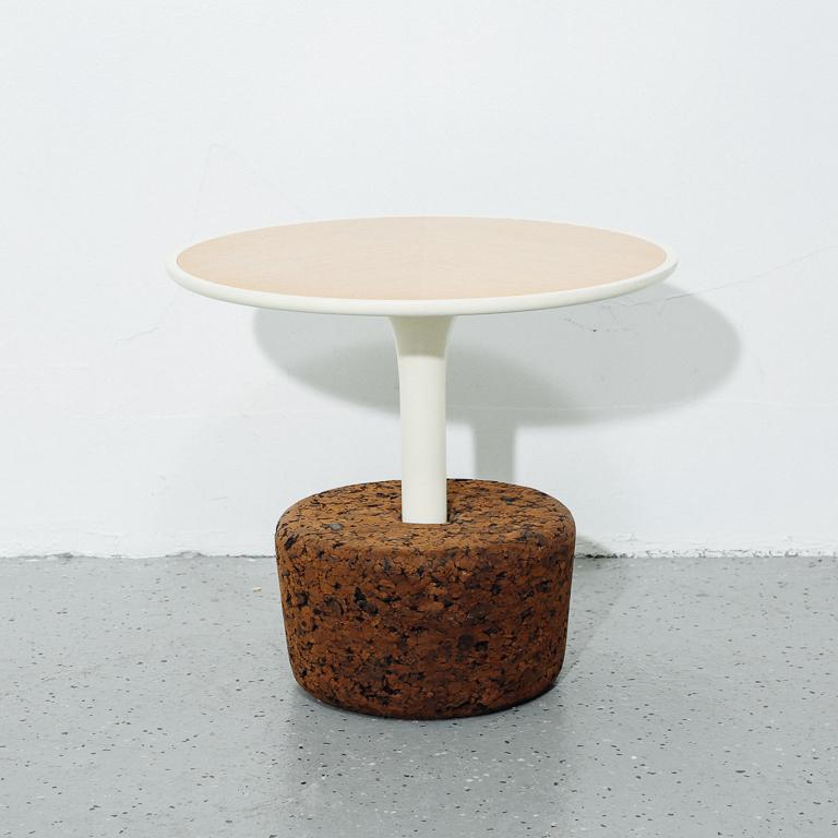 Cork Side Table by DAM at 1stDibs | cork side tables