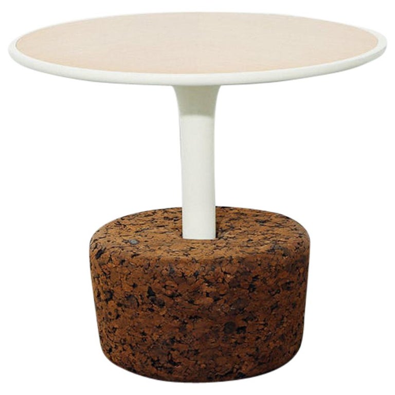 Cork Side Table by DAM at 1stDibs | cork side tables