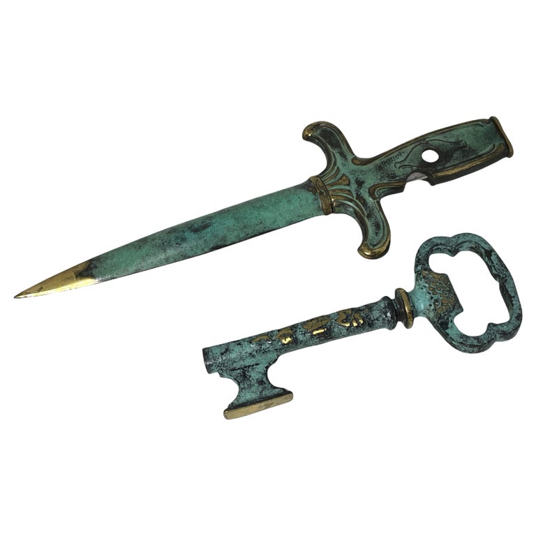 Corkscrew, Bottle and Letter Opener Set, Cigar Cutter, 1960s Germany at ...