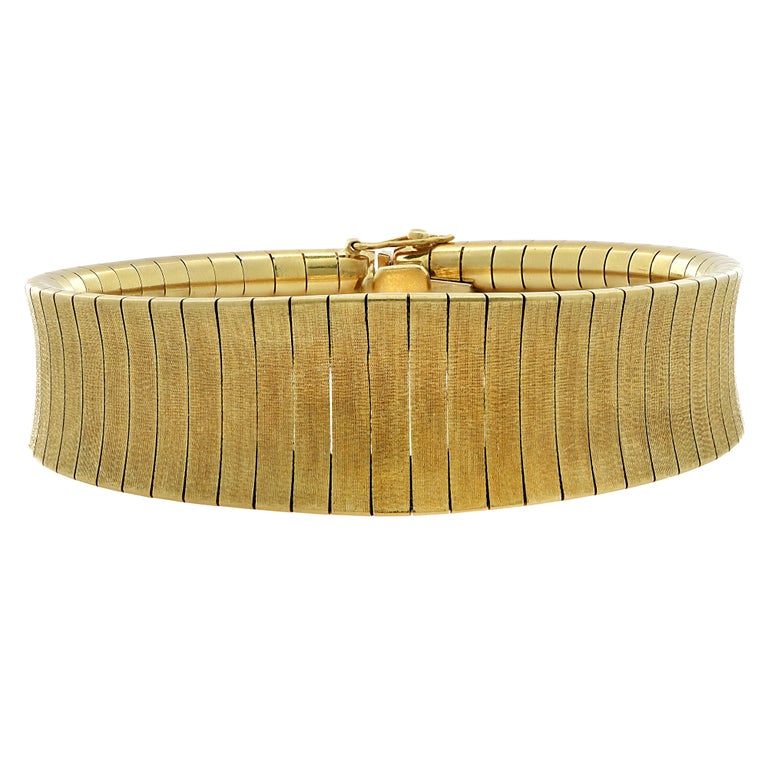 Corletto 18 Karat Yellow Gold Bangle at 1stDibs | corletto jewelry ...