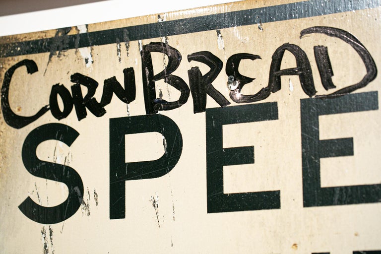 Cornbread - "Cornbread Speed Limit", Painted Speed Limit Sign, Street ...
